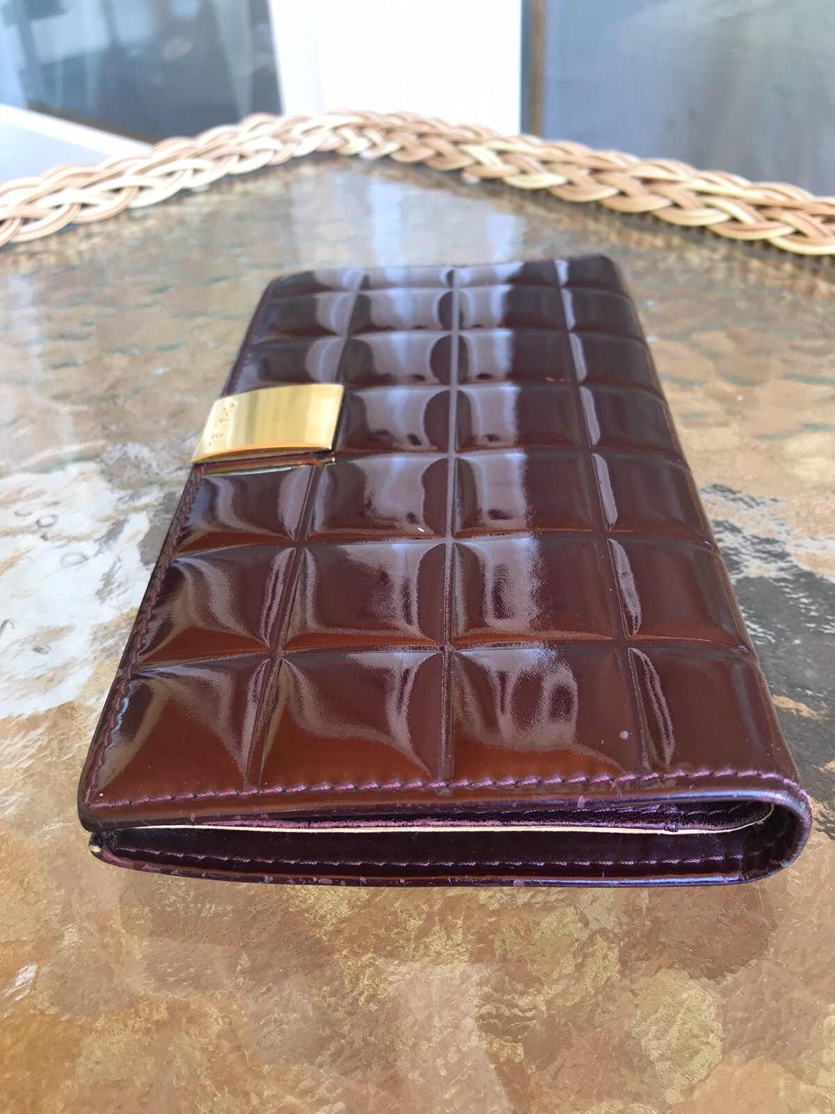 Authentic CHANEL Chocolate Bar Bi-fold Long Wallet Ra… - Gem