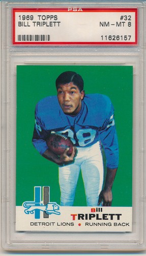1969 Topps Football Bill Triplett (#32) PSA8 PSA (#02) | eBay