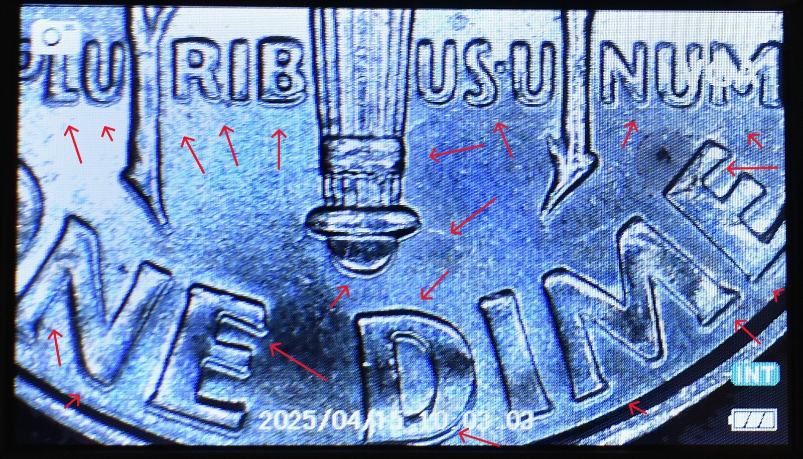 2021-P Roosevelt Dime, Error Coin, Die Chip, + Rare Find | eBay