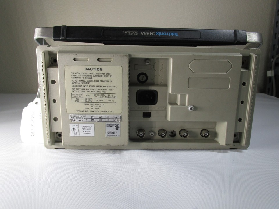 Tektronix 2465A 350MHz 4chan Analog Oscilloscope, Passes Self Tests ...