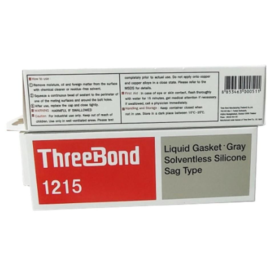 ThreeBond 1215 Liquid Gasket Adhesive Gray Silicone Sag Type For Car ...