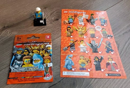 LEGO Series 15 -Clumsy Guy Minifigure Crutches Patient Injury 71011 ...