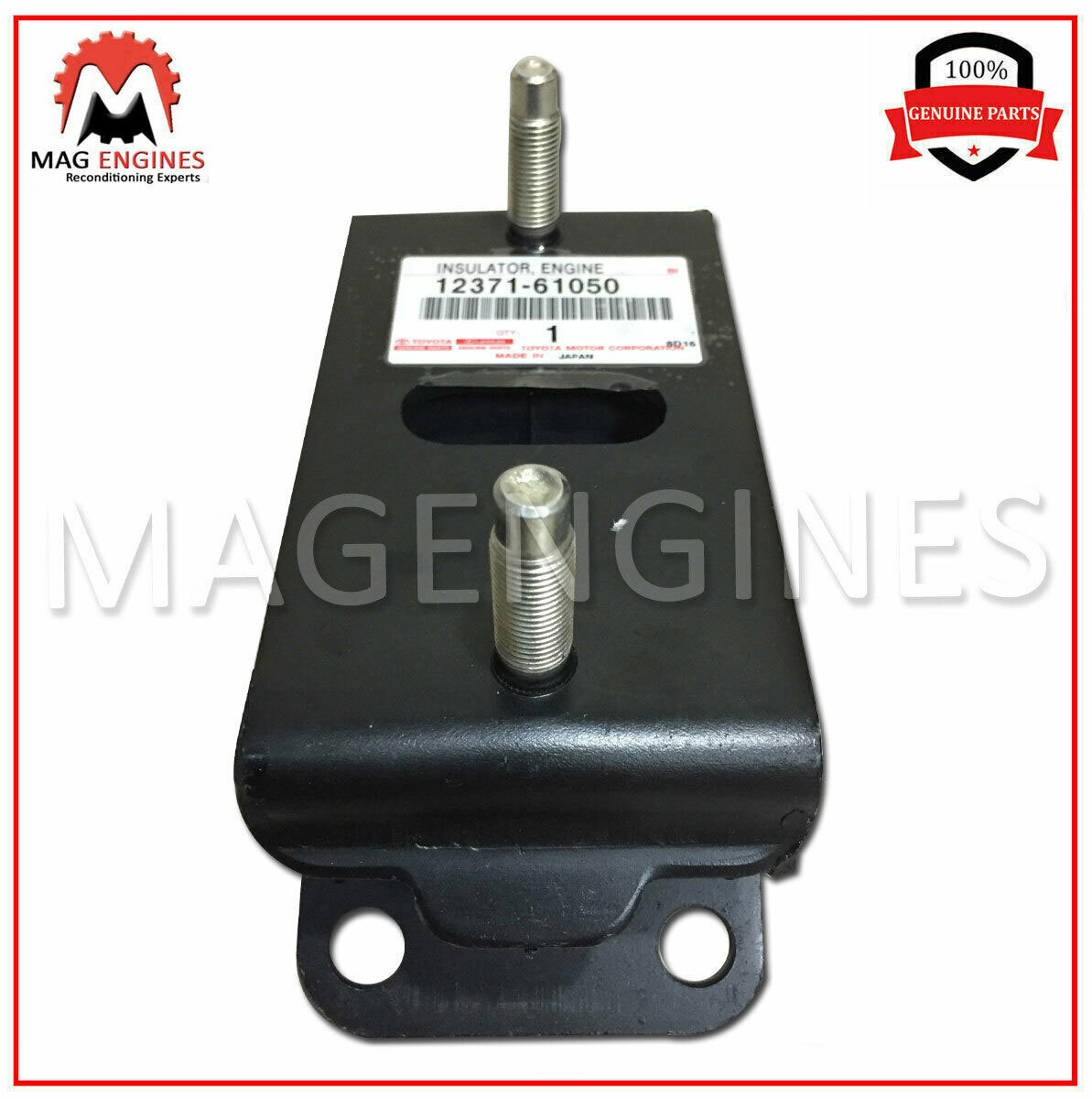 12371-61050 GENUINE OEM INSULATOR, ENGINE MOUNTING, REAR NO.1 ...