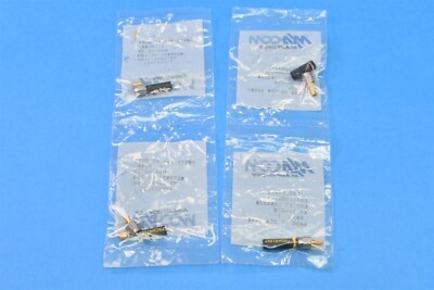 4 Macon SMA Connector Plug Male Pin 50 Ohms Free Hanging Solder 1051644 ...