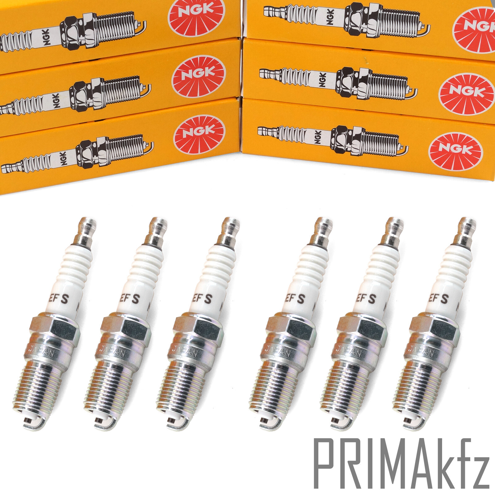 6x NGK Zündkerzen BP6EFS 3812 für Mercedes S124 Peugeot 604 Renault 30 ...