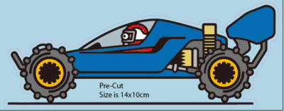 Tamiya Comical Avante Stickers Pre-Cut V1 size 6x2.2 Inch | eBay