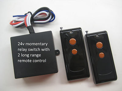 MSD 24V 30A 315mHz momentary switch with 2 long range remote control ...