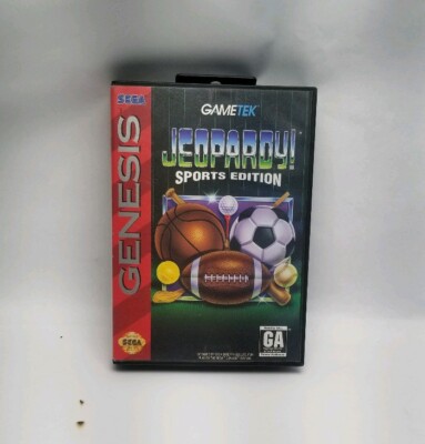 Sega Genesis Jeopardy Sports Edition Gametek 43948003115| eBay