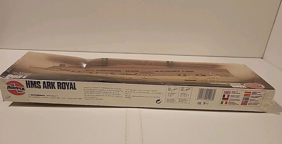 Airfix HMS Ark Royal Aircraft Carrier 1/600 Scale Model Kit No. 04208 ...