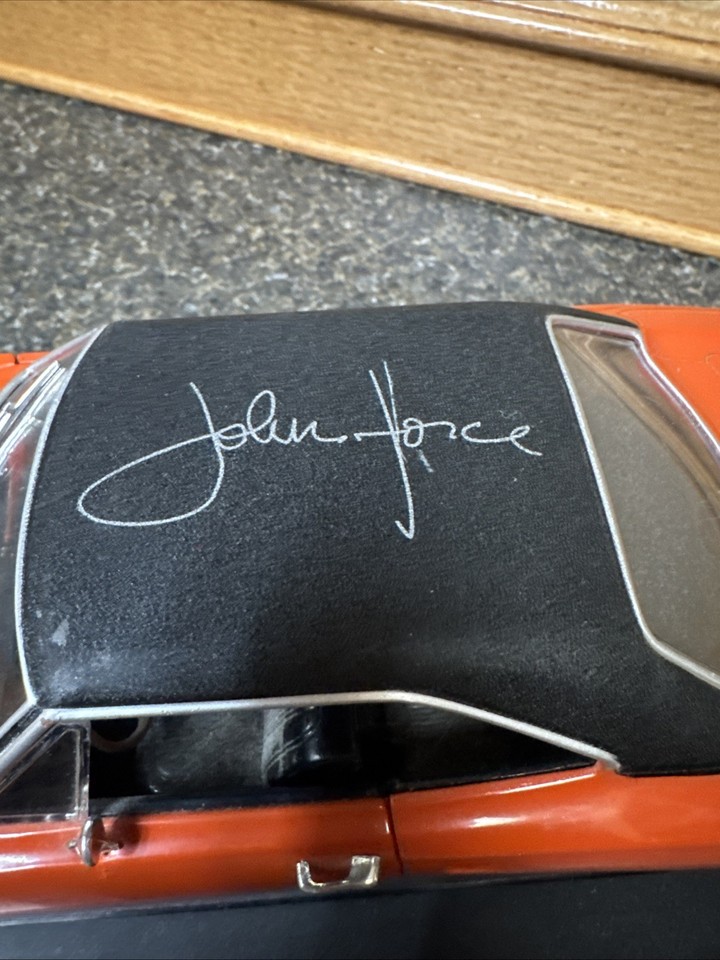 Autographed !!🔥John Force 1970 DODGE SUPER BEE GO MANGO ORANGE CLEAN | eBay