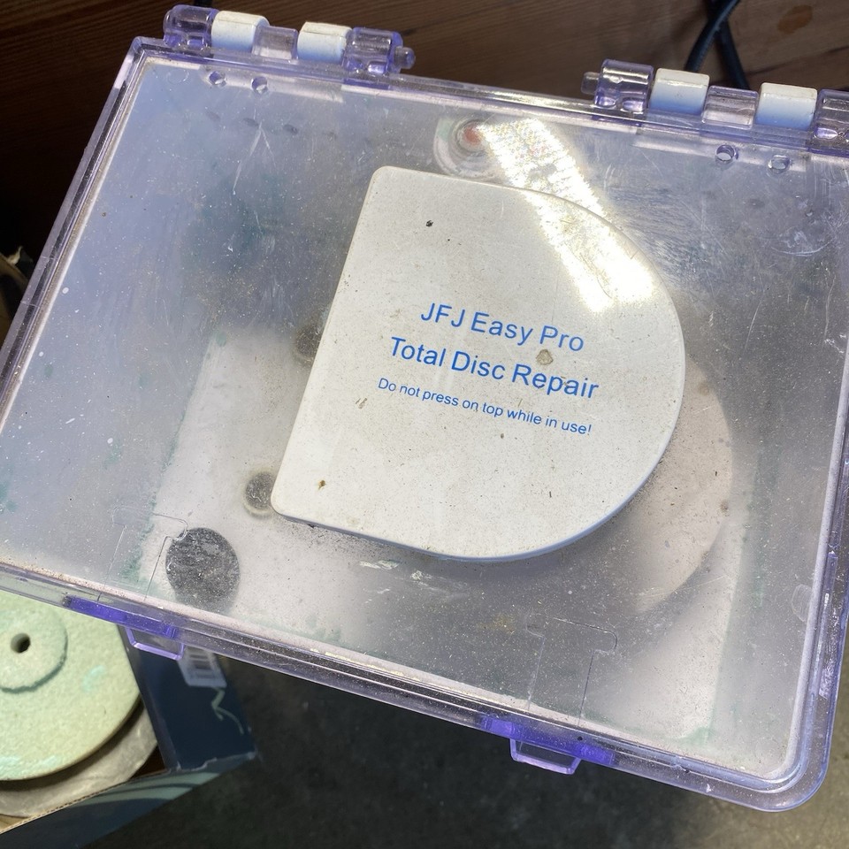 JFJ Easy Pro Disc CD DVD Repair Machine Lightweight Easy to Use / Used ...