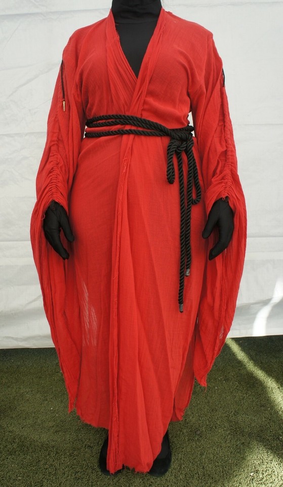 Medieval Occult Sheer Ritual Robe Halloween Witch Larp pagan Martial ...