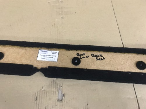 ASTON MARTIN VANTAGE V8 BOOT TRUNK REAR BULKHEAD CARPET COVER TRIM 6G33 ...