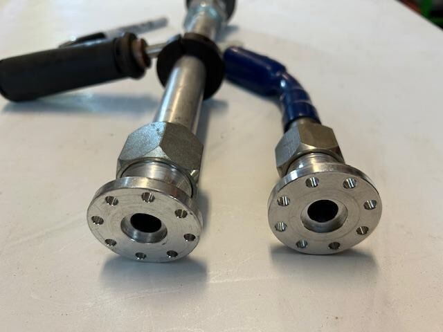 Cold Jet Dry Ice Blasting 45 Degree Nozzle with Extension Assembly Aero ...