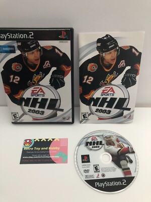 NHL 2003 EA Sports Hockey Sony PlayStation 2 PS2 Game Complete in Box ...