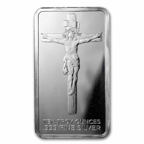 10 oz Silver Bar - Jesus | eBay