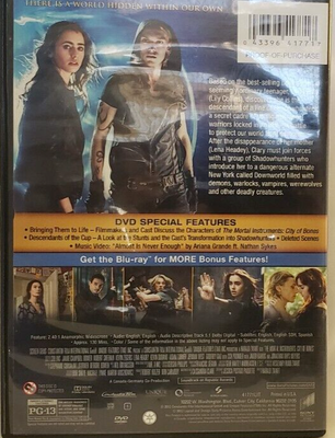 The Mortal Instruments City Of Bones Dvd Cover YESASIA: The Mortal