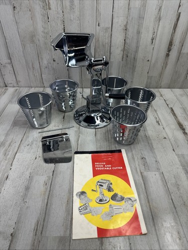 VTG NIB 1961 Townecraft Deluxe Manual Food and Vegetable Cutter W/ 5 ...