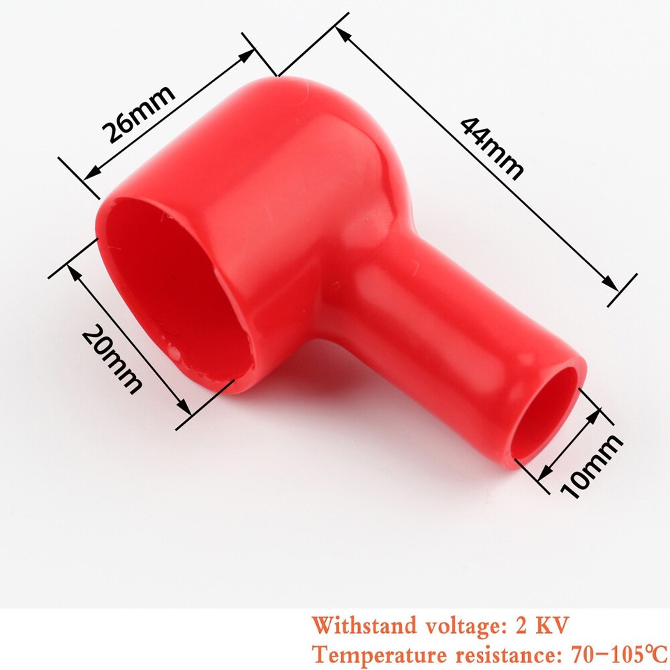 20X Battery Terminal Boots Insulating Rubber Covers Cable Lug for ...