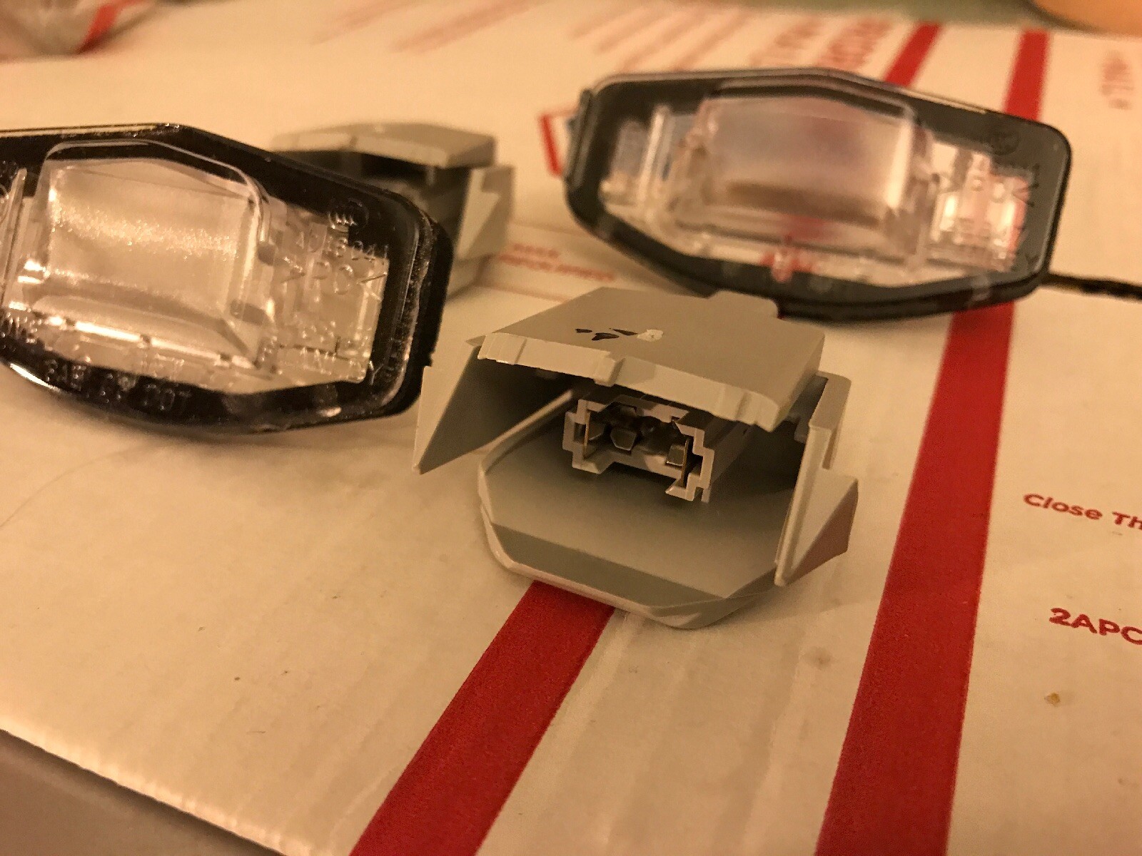 GENUINE JDM FD2 LICENSE PLATE LIGHTS TYPE R CONVERSION FD1 TRUNK CTR ...