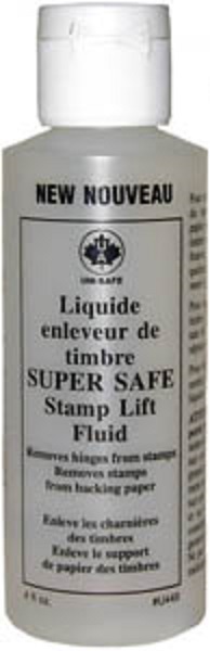 Super Safe Stamp Lift Fluid: Remove hinges & paper, separates stamps ...