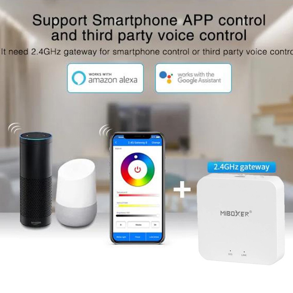 MiLight MIBOXER 2.4G GU10 E14 E27 CCT RGB+CCT Smart Led Bulb Lamp light ...