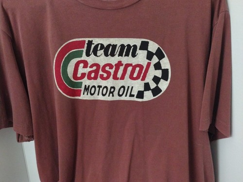 Vintage Lucky Brand - Men's XL Red Team Castrol Motor Oil Single Stitch ...