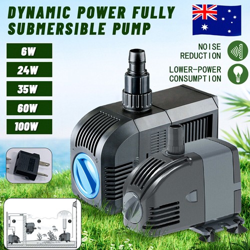 Adjustable Flow Aquarium Pump Water Submersible Fish Tank Fountain Pond ...