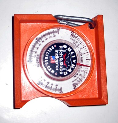 Bullybag Pitch & Slope Indicator Tool Orange Pitch & Degree Measurement ...
