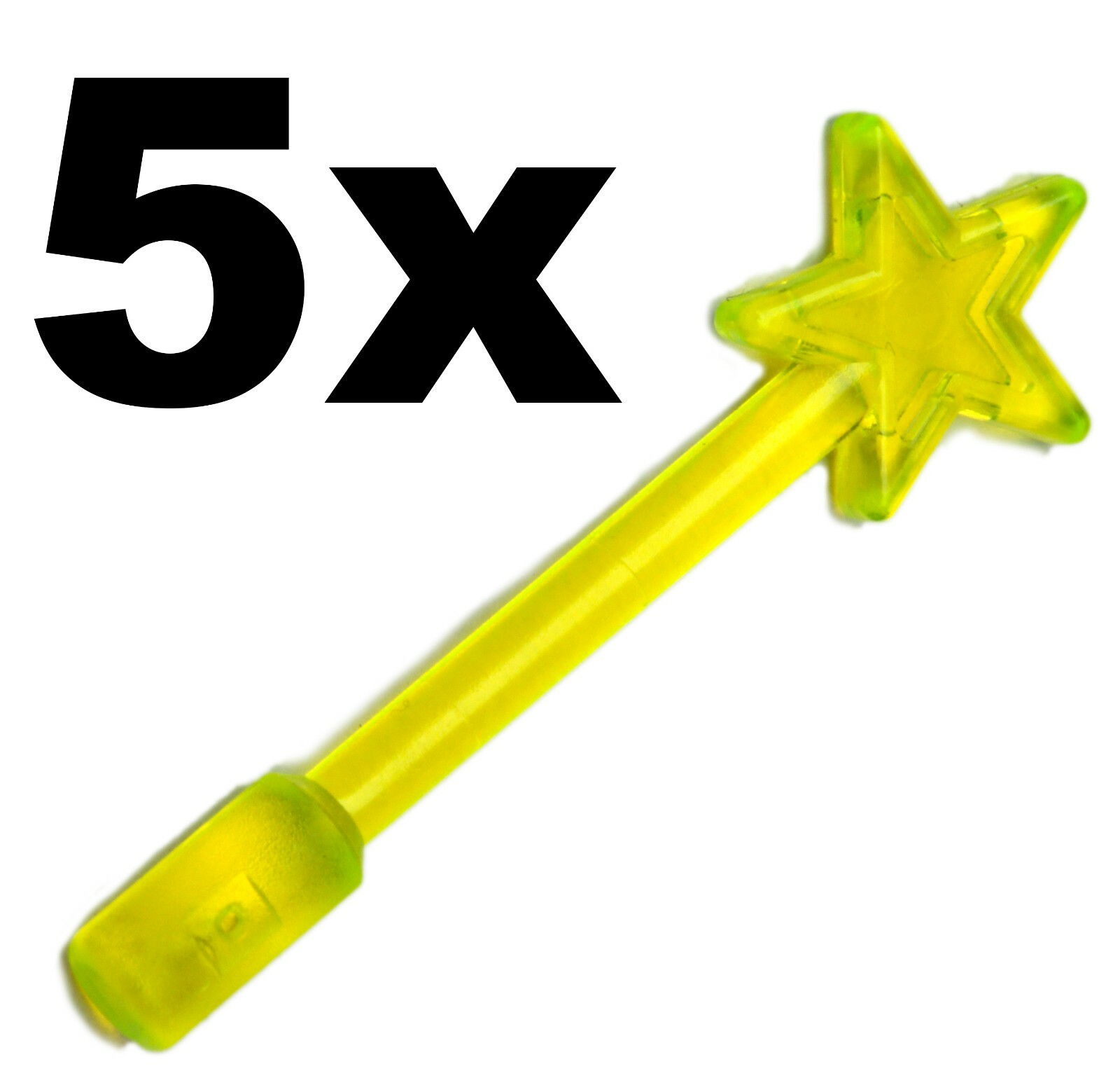NEW LEGO - Wands - Magic Wand Transparent Neon Green x5 - 7579 71040 ...
