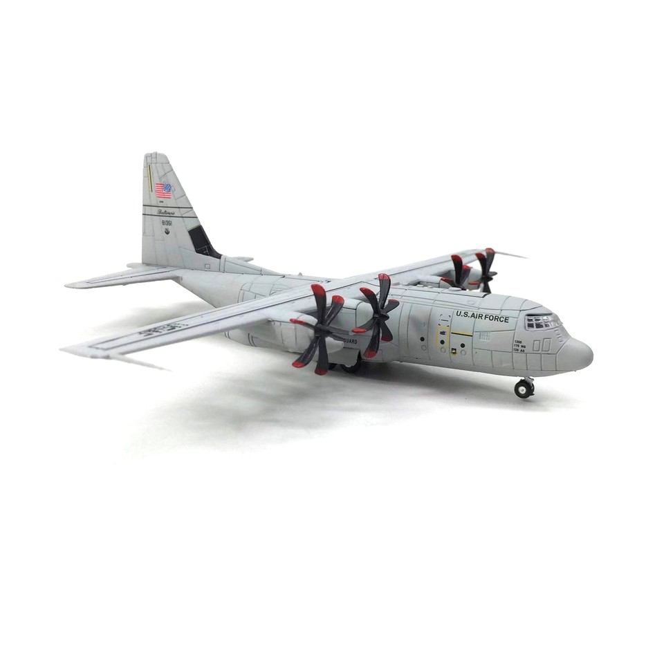 1/200 USAF C-130 Hercules Transport Aircraft Model Alloy Diecast Plane ...