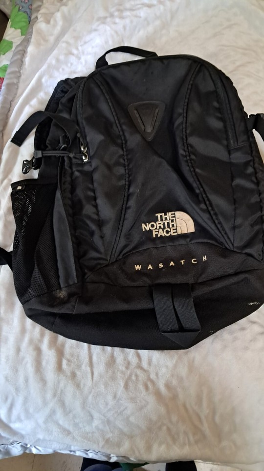 THE NORTH FACE Wasatch Backpack Hiking School Overnight black ...