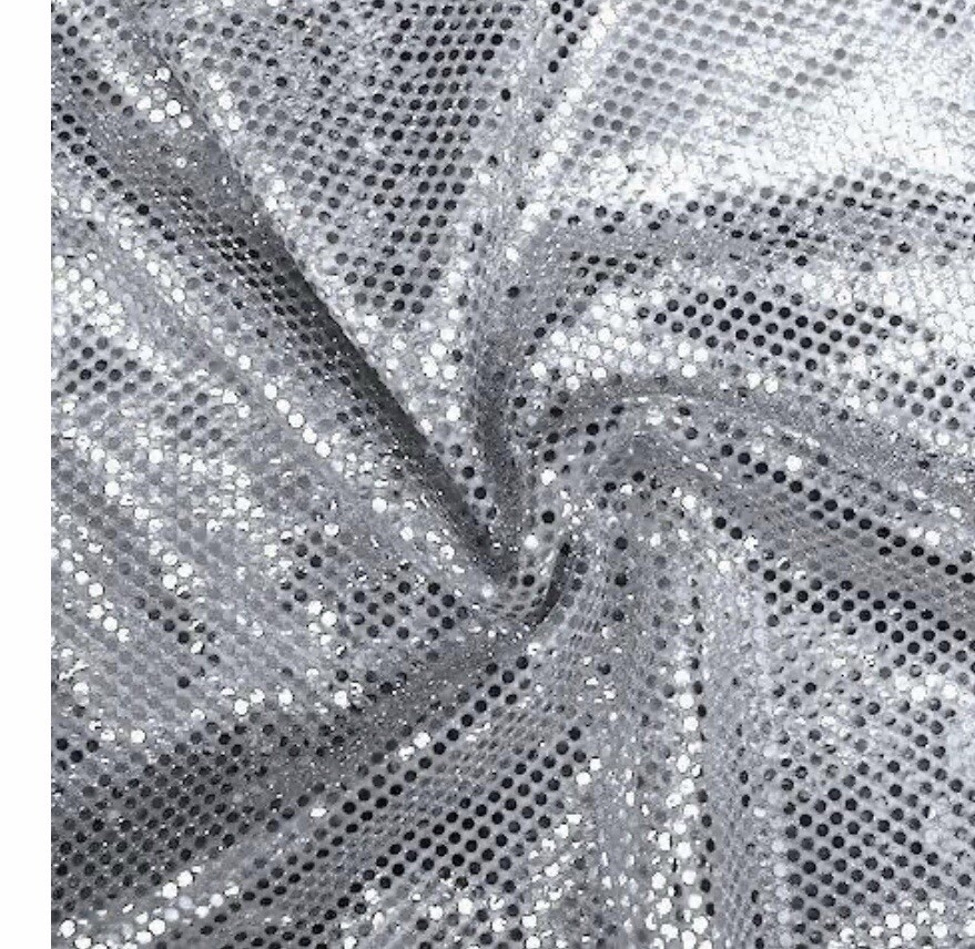Silver Sequins Texture