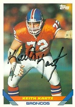 Keith Kartz autographed Football Card (Denver Broncs) 1993 Topps #49 | eBay