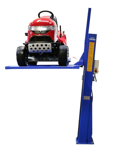 SINGLE POST VEHICLE LIFT ATV LAWN MOWER / QUAD BIKE / MOTORCYCLE ...