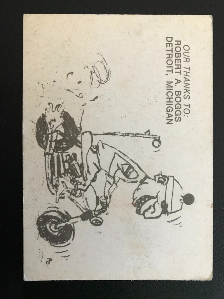 1971 VINTAGE ODDEST ODD RODS CARD #129 COUGAR CRUNCH EXCELLENT/NM ...