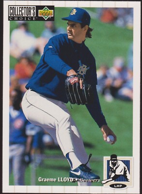 1994 Collector's Choice #518 Graeme Lloyd Milwaukee Brewers Rookie ...