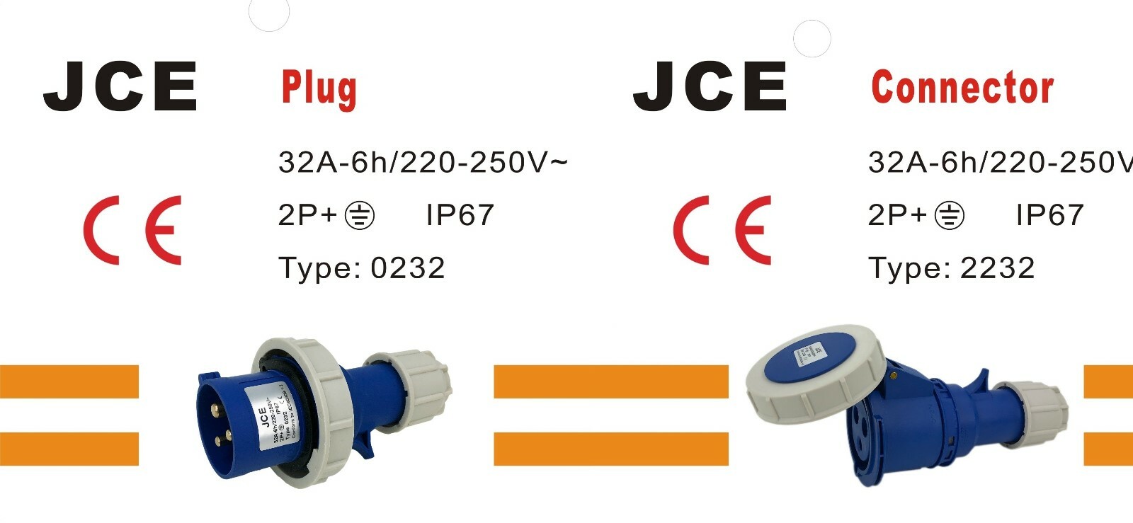 16A + 32A 4mm BLUE ARCTIC IP67 Waterproof Hookup Marina Generator Cable ...