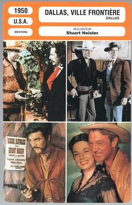 FICHE CINEMA : DALLAS VILLE FRONTIERE - Cooper,Roman,Cochran,Heisler ...