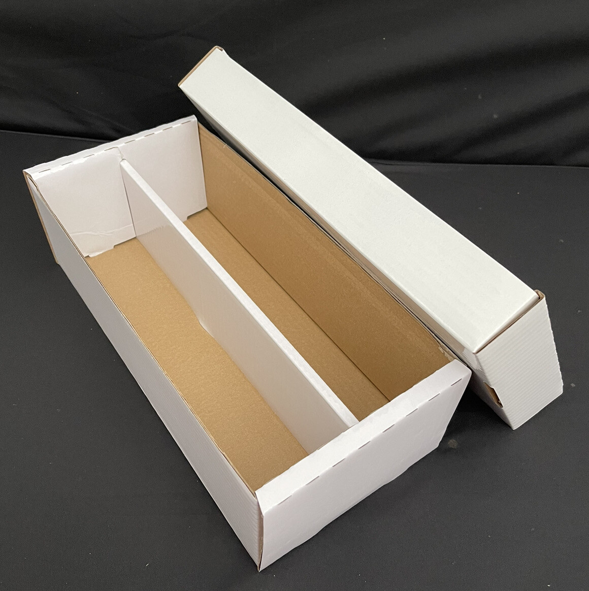 AC Platinum 2 Row Card Storage Shoe Box 1600 CT (White Semi-Gloss) New ...