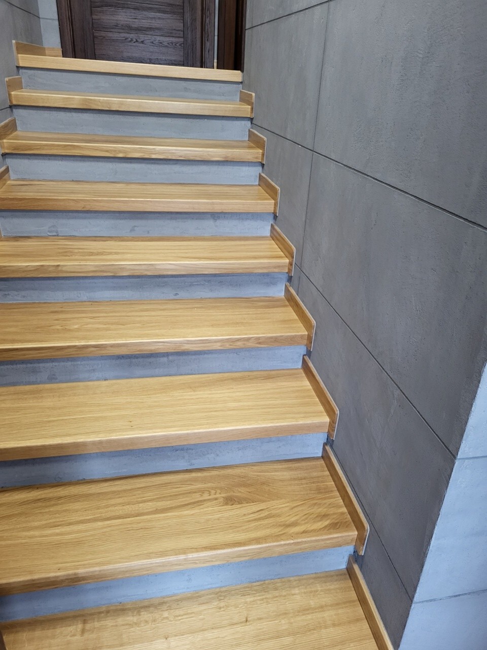 Wooden Stair Tread Covers Oak Solid Hardwood Ash Beech Many Colours ...