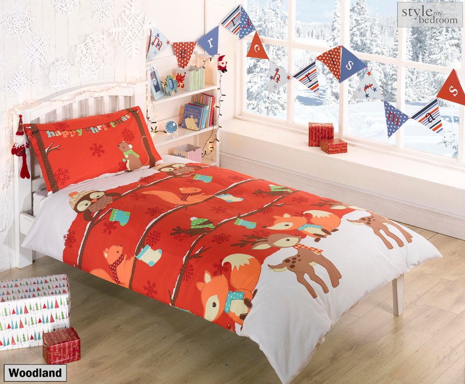 Kids Childrens Boys & Girls Single Bed Character Duvet Quilt Cover ...
