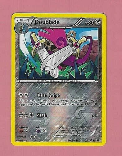 POKEMON DOUBLADE REVERSE FOIL CARD | eBay