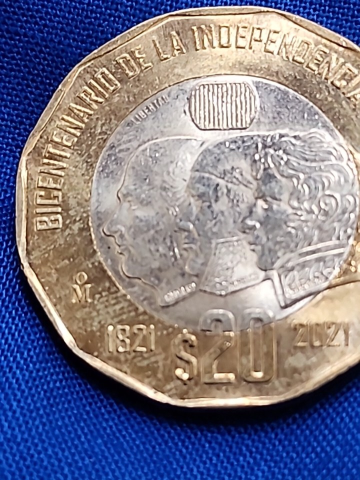 MEXICO 20 PESOS COIN MONEDAS 2021 BICENTENARIO DE LA INDEPENDENCIA ...