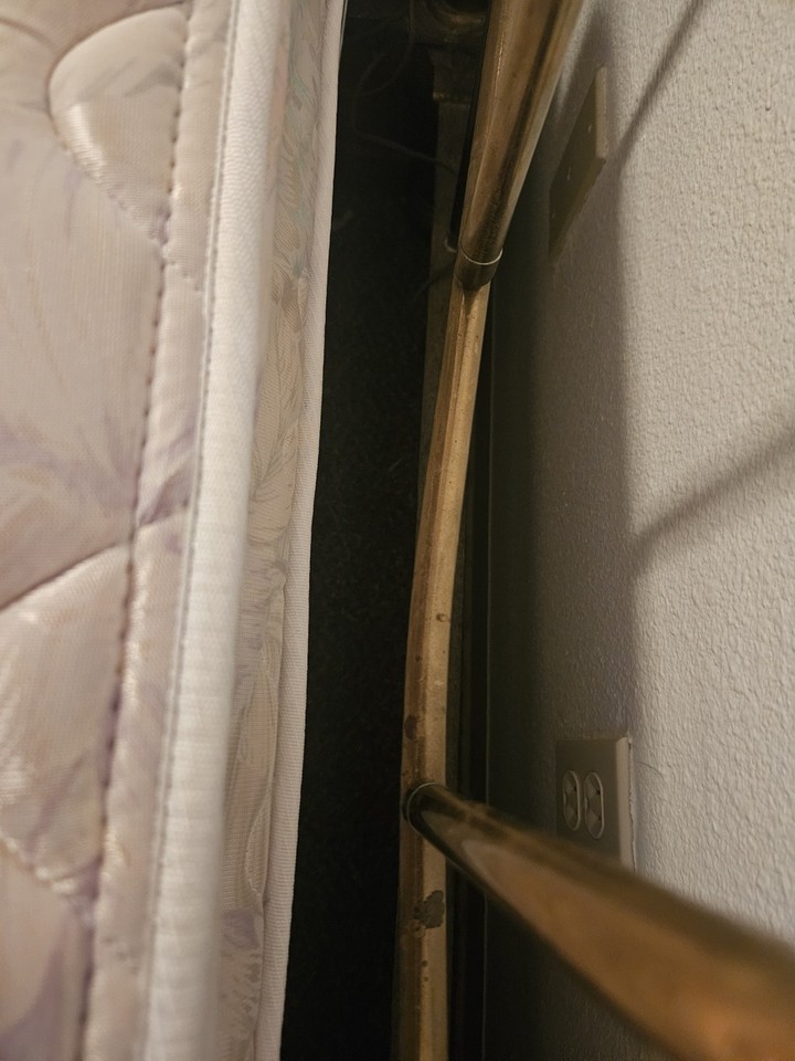 Antique Brass Bed Full Size With Mattress Box Springs | eBay