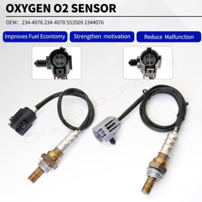 2X 234-4076 234-4078 Up & Down Oxygen O2 Sensor For 96-99 Jeep Cherokee ...