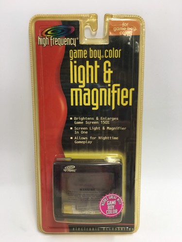 Game Boy Color Light and Magnifier (High Frequency, 1998) - Sealed | eBay