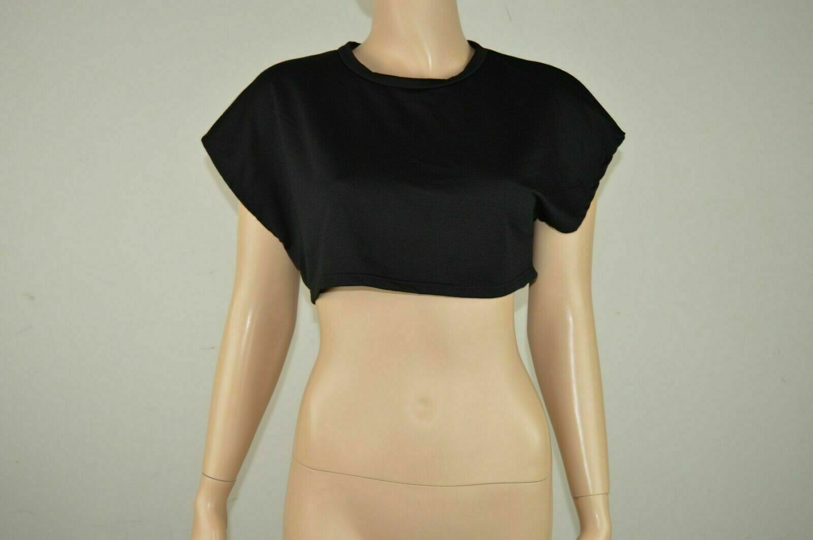 Akira Chicago Red Label Womens L Black Short Crop Top… - Gem