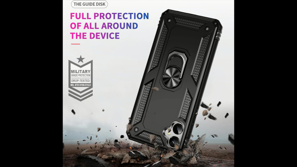 For Samsung Galaxy A05 Case Kickstand Shockproof Ring Phone Cover | eBay UK