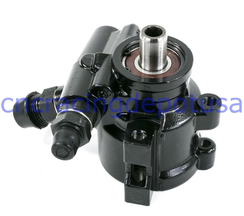 Black Small Block Chevy SBC 350 400 SWP Front Serpentine Pulley Drive ...